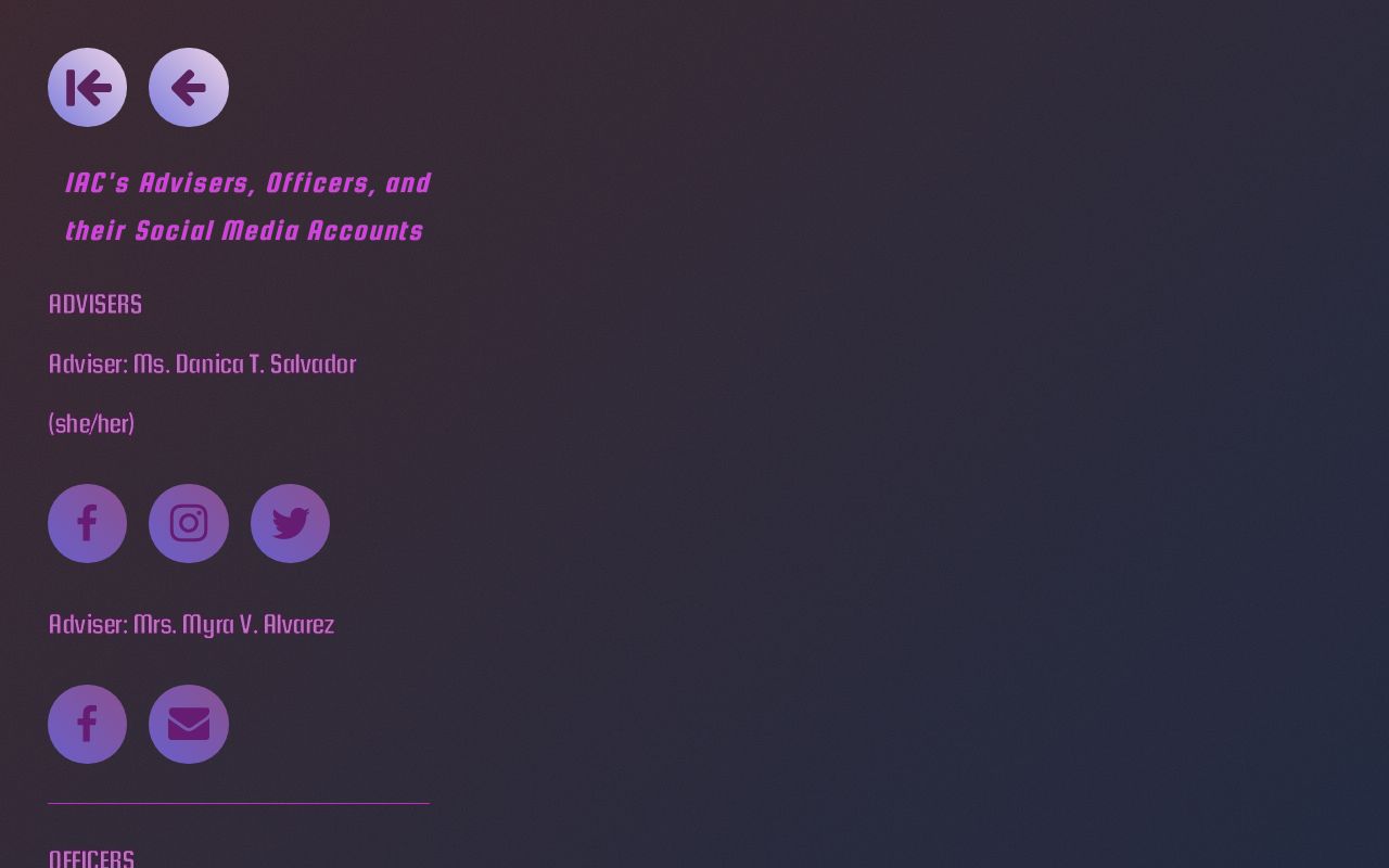 IAC Officers of SMNHS